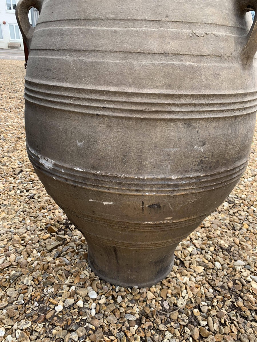 Very Large Antique Terracotta Urn/planter/pot - Now Sold - Castle Antique Warehouse