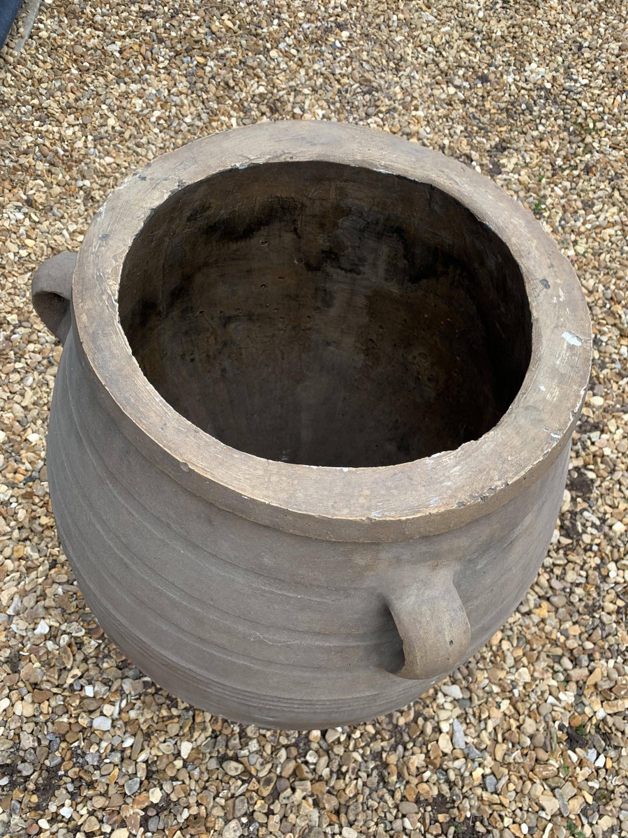 Very Large Antique Terracotta Urn/planter/pot - Now Sold - Castle Antique Warehouse