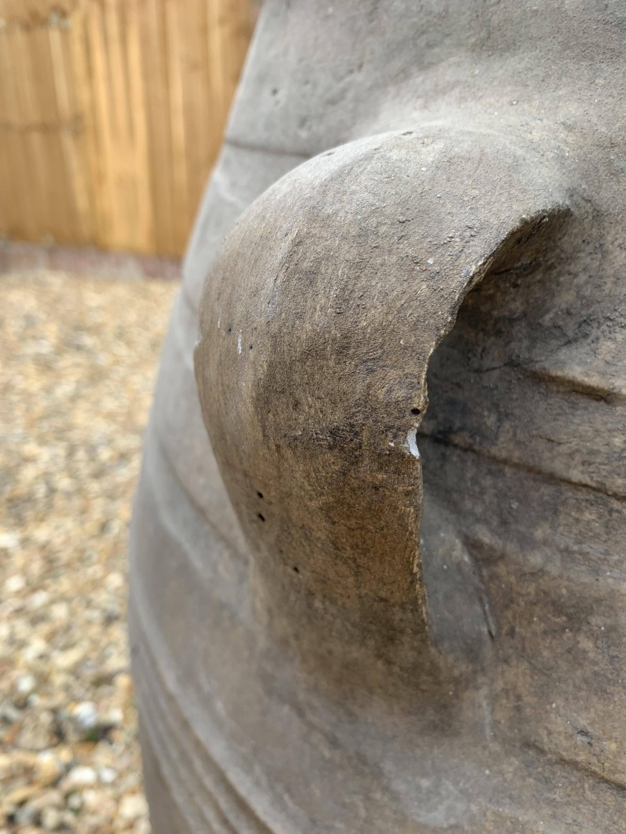 Very Large Antique Terracotta Urn/planter/pot - Now Sold - Castle Antique Warehouse